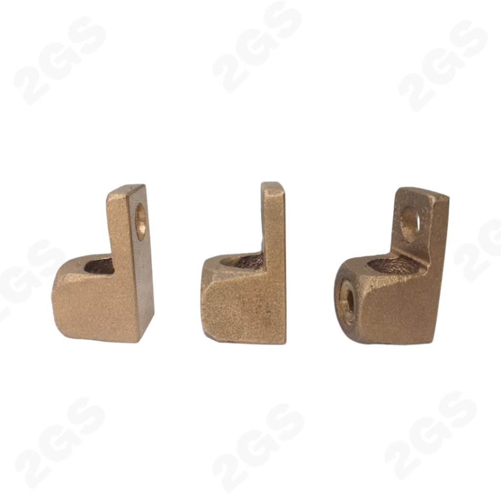 Conector Terminal Tipo L (Zapato) En Bronce - Inversiones2GS