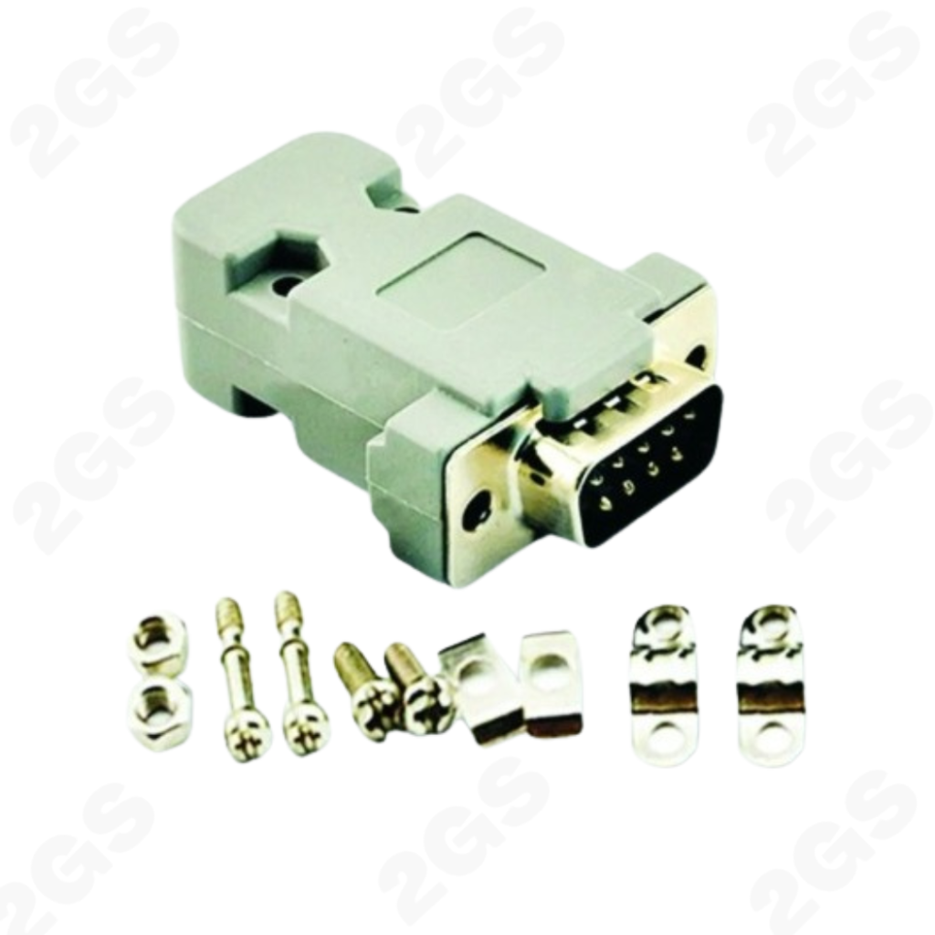 CONECTOR DB9 MACHO Y HEMBRA - Inversiones2GS